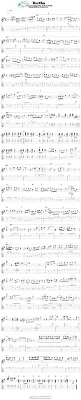 Bertha - Weeping Willow Guitar